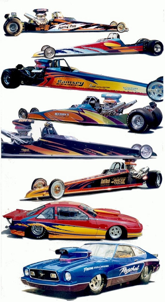 Dino’s Custom Race Car Paint – Dover Drag Strip