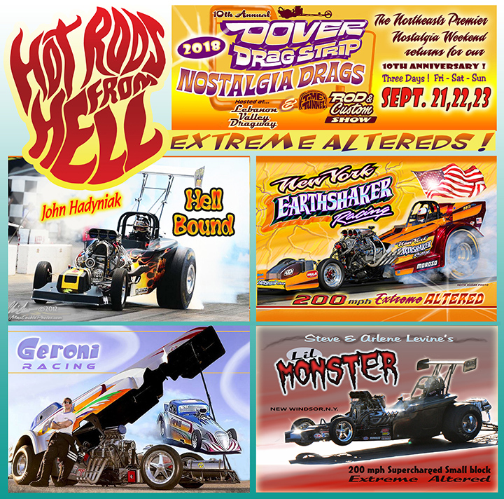HOT RODS FROM HELL …Extreme Altereds – Dover Drag Strip