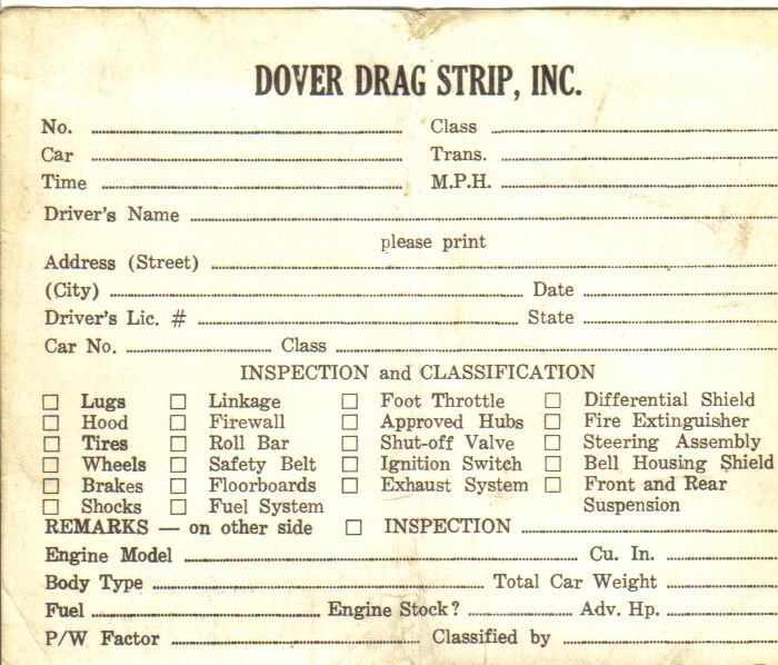 ‘Video’Bobs pics #5 – Dover Drag Strip